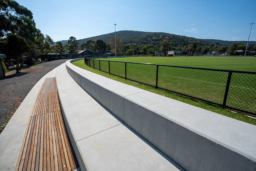 Insitu Tiered Concrete Bench Seating - Enhancing Public Spaces